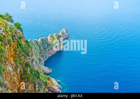rocks of Alanya peninsula, Antalya, Turkey Stock Photo - Alamy