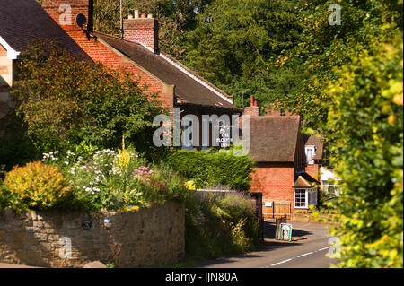 Mitford village, Northumberland Stock Photo - Alamy