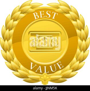 Best price Golden laurel wreath vector label Stock Vector Image & Art ...
