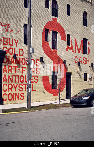Street scene in Detroit Stock Photo - Alamy