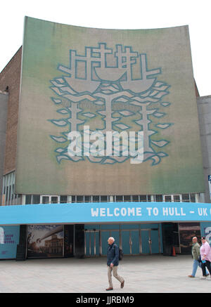 British Home Stores BHS Hull showing large wall mosaic Alan Boyson ...