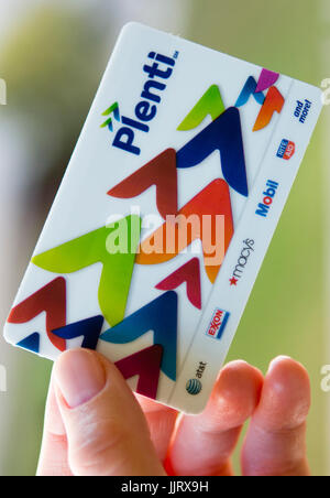 Plenti rewards program card Stock Photo - Alamy