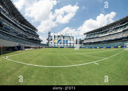 PHILADELPHIA, PA - JULY 19: A general view of the Penn Shield ...