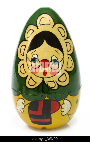 Matryoshka in front of a white background Stock Photo - Alamy