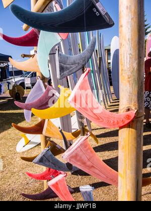 Surfboards on Sale at Surf Festival in Byron Bay Stock Photo - Alamy