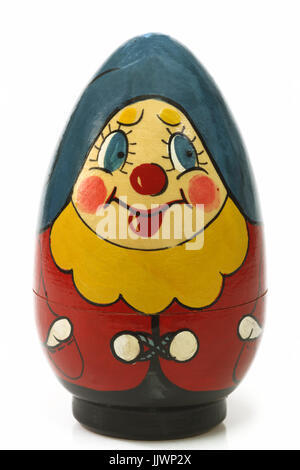 Woman painting nested doll - russian matryoshka Stock Photo - Alamy