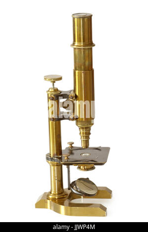 An old fashioned microscope Stock Photo - Alamy