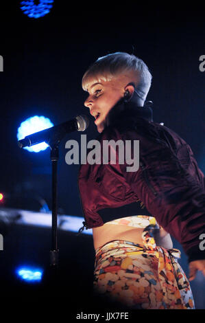 Robin Miriam Carlsson aka Robyn perform 2011 Coachella Music Festival ...