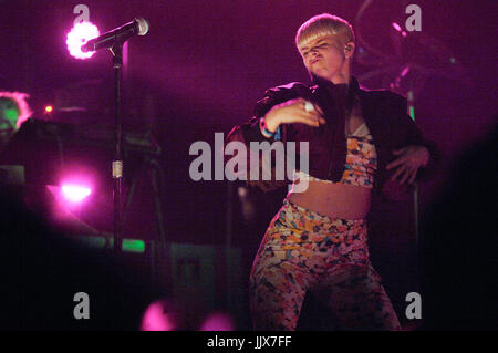 Robin Miriam Carlsson aka Robyn perform 2011 Coachella Music Festival ...