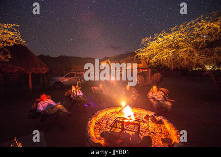 Campfire near Solitaire, Namibia, Africa Stock Photo - Alamy