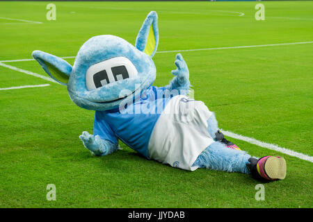 Manchester City mascot Moonchester Stock Photo - Alamy