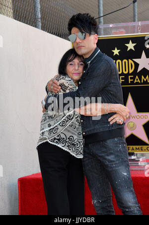 Criss Angel, mother Dimitra Sarantakos, aunt Stella and cousin George ...