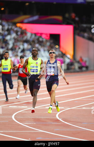 Timothee ADOLPHE of France in the Men's 400m T11 Final at the World ...