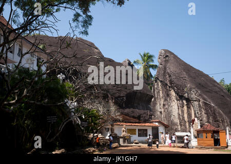 Aluviharaya Rock Cave Temple central province Matale District sri lanka ...