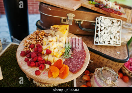 Amazingly-looking delicious dishes on wedding banquet Stock Photo - Alamy