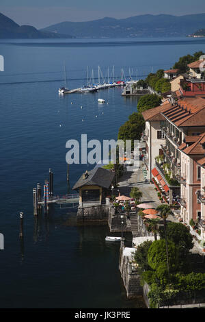 High angle view of Cannero Stock Photo - Alamy