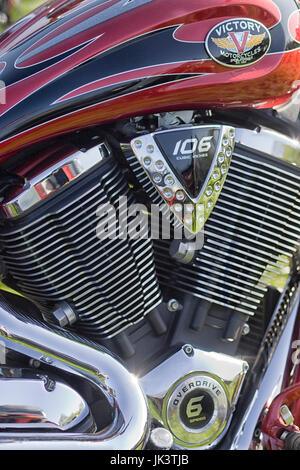 Victory Motorcycles petrol tank badge Stock Photo - Alamy