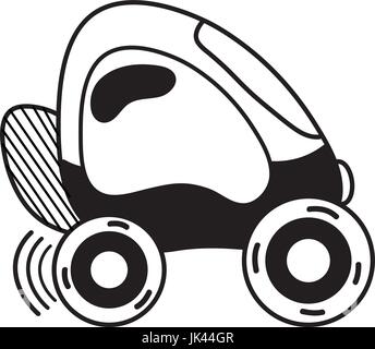 contour futuristic car with modern elements design Stock Vector Image ...