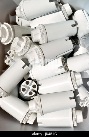 contaminated filter for drinking water in the house. System for ...