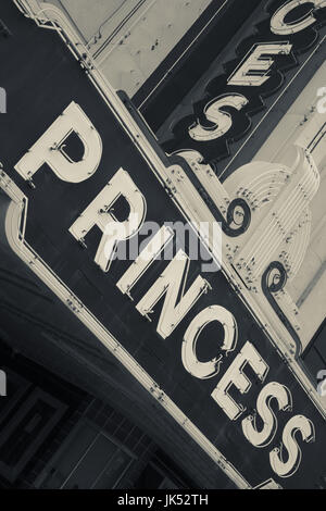 USA, Alabama, Decatur, art-deco Princess Theater Stock Photo - Alamy