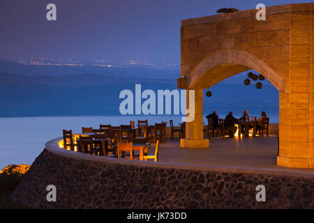 Jordan, The Dead Sea, Dead Sea Panorama complex, dusk Stock Photo - Alamy
