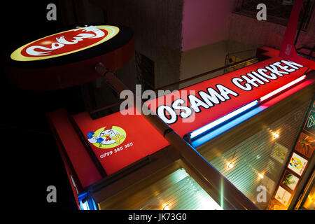 Jordan, Irbid, Osama Chicken restaurant next to Palestinian Refugee ...