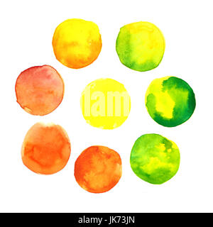 Watercolor wet background. Yellow, orange and red colors. Watercolor ...