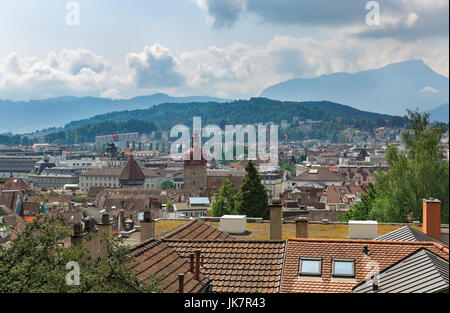 Top view of the city of Lucerne Switzerland Stock Photo - Alamy