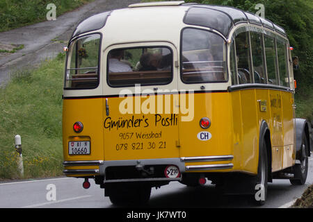 Swiss Post Bus Switzerland Stock Photo: 20070402 - Alamy