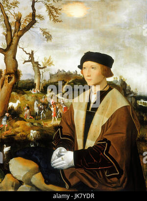 This tempera on panel painting by Jan van Scorel, created between 1530 ...