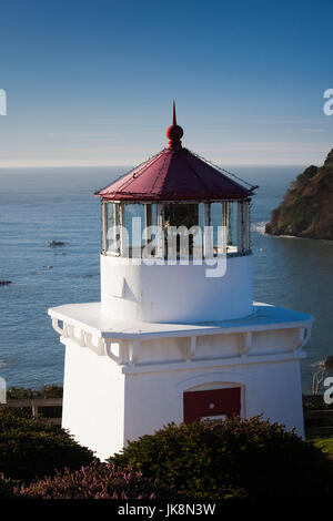Usa Trinidad California Lighthouse Coast Ocean Sea Flowers Nature Dusk ...