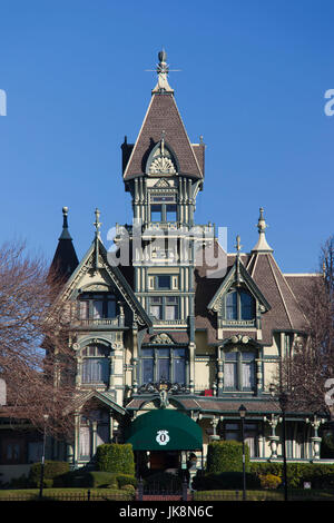 Usa Eureka California Carson Mansion Victorian Architecture Villa House ...