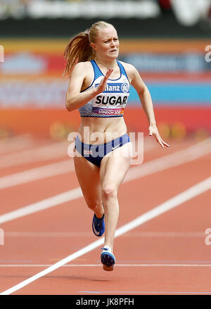 Great Britain's Laura Sugar on the way to gold in the Women's Kayak ...
