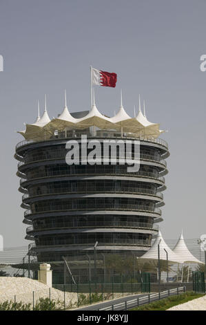 The Sakhir Tower Bahrain International Circuit Stock Photo - Alamy