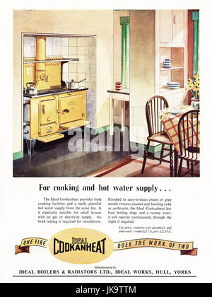 circa 1950 kitchen in a home at Michigan Historical Museum at Lansing ...