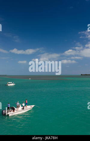 USA, Florida, Florida Keys, Islamorada, Robbie's Marina, feeding pen ...