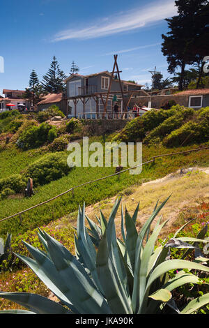 Exterior of Pablo Neruda Museum, Isla Negra, Chile, South America Stock ...