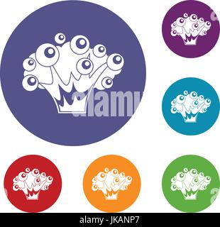 High power explosion icons 9 set Stock Vector Image & Art - Alamy