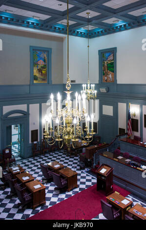 Interior of the Delaware State House (capitol) in Dover Stock Photo - Alamy