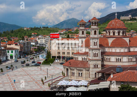 Albania, Korca, elevated city view Stock Photo - Alamy