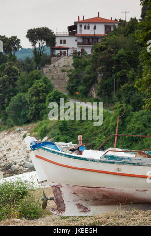 Greece, Thessaly, Horefto, Pelion Peninsula, village view Stock Photo ...