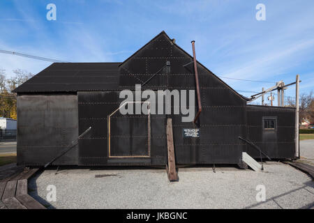 First Motion Picture Studio, Black Maria, Inventor Thomas Edison, 1894 ...