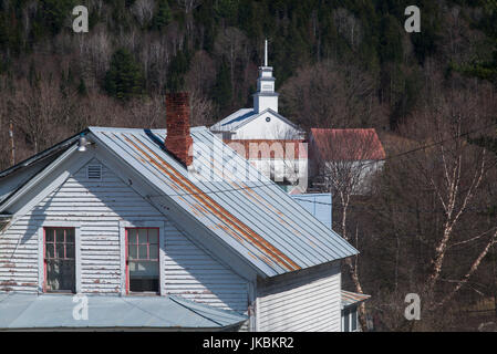 village of East Topsham Vermont USA in winter New England Stock Photo ...