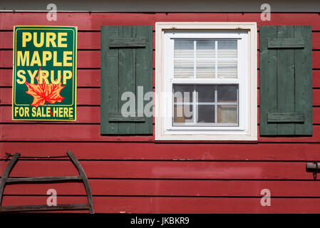 Vermont Maple Syrup Sign Stock Photo - Alamy