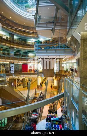 Interior view of Centre Eaton Montreal aka Montreal Eaton Center ...
