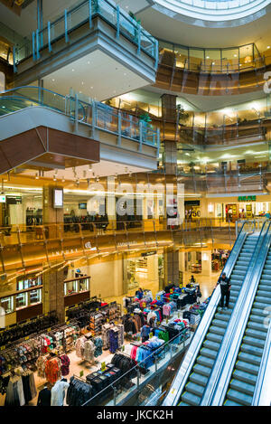 Interior view of Centre Eaton Montreal aka Montreal Eaton Center ...