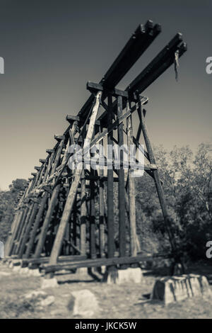 Georgia, Athens, The Murmur Trestle, 1880 railroad trestle featured on ...