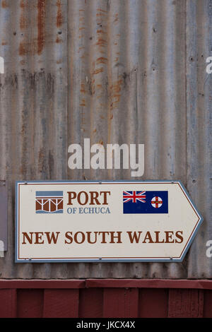 Australia, Victoria, VIC, Echuca, Historic Port of Echuca, Murray River ...