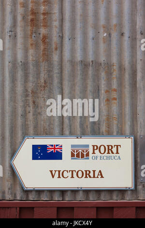 Australia, Victoria, VIC, Echuca, Historic Port of Echuca, Murray River ...