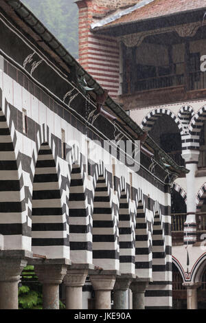 Bulgaria, Southern Mountains, Rila, Rila Monastery, exterior Stock ...